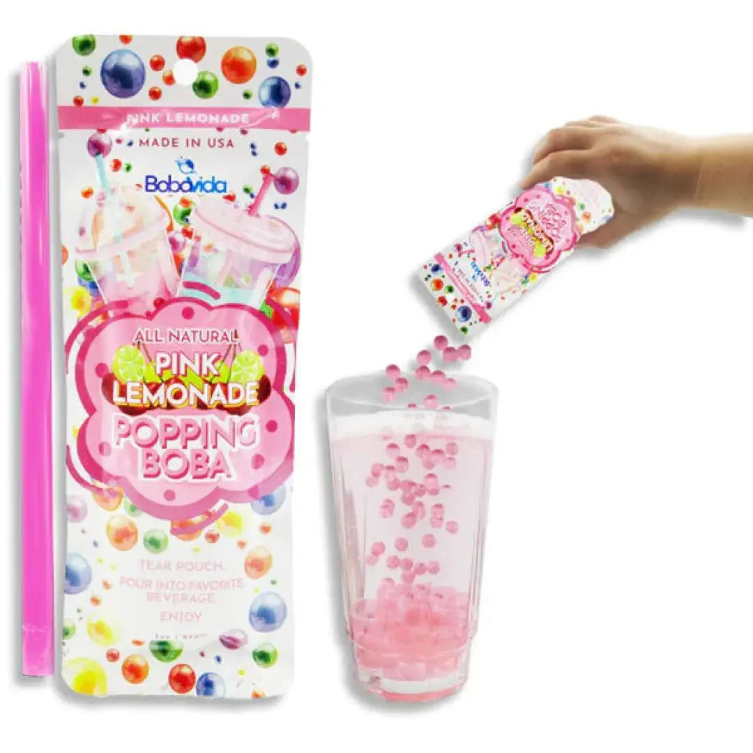 Boba Vida Pink Lemonade Popping Boba 84g – Candy Cave