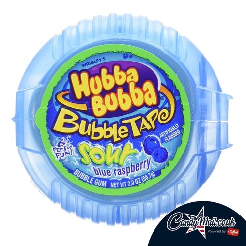 Hubba Bubba Sour Blue Raspberry Gum 56.7g – Candy Cave