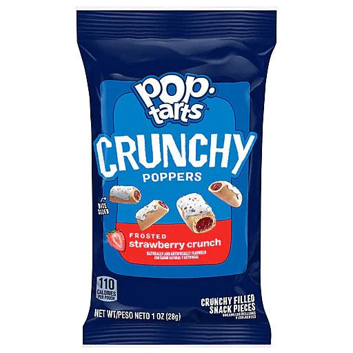 Pop Tart Crunchy Poppers Frosted Strawberry Crunch 28g – Candy Cave