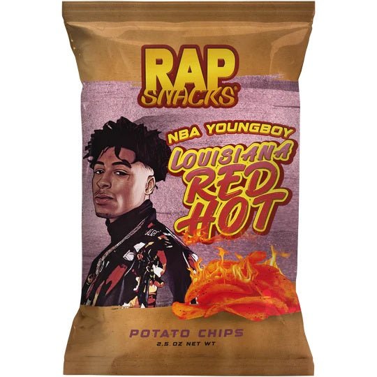 Rap Snacks NBA Youngboy Louisiana Red Hot 71g – Candy Cave