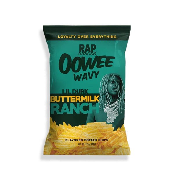 Rap Snacks Oowee Wavy Lil Durk Buttermilk Ranch 71g – Candy Cave
